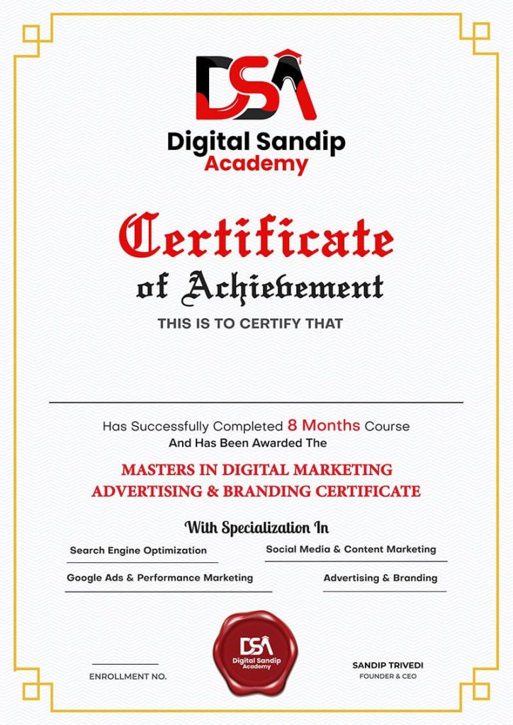 Why Choose DSA? No.1 Digital Marketing Course in Ahmedabad | Training ...